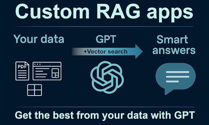 Build a gpt rag app with your data using streamlit or django by Jonny ...