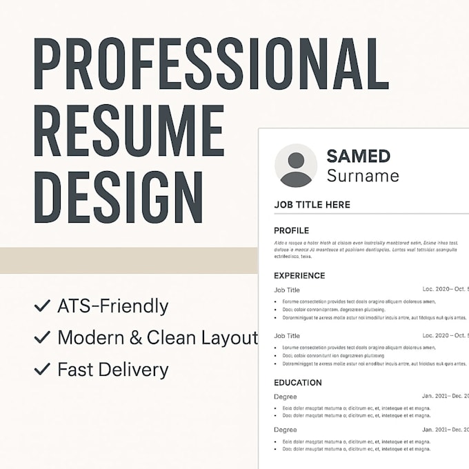 Professional and impressive resume and cv writing service by ...