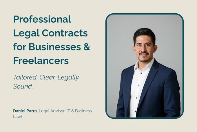 Draft a professional business contract or service agreement by Danparra12 | Fiverr