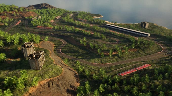 Redesign f1 race track,field track layout, kart track racing,3d ...