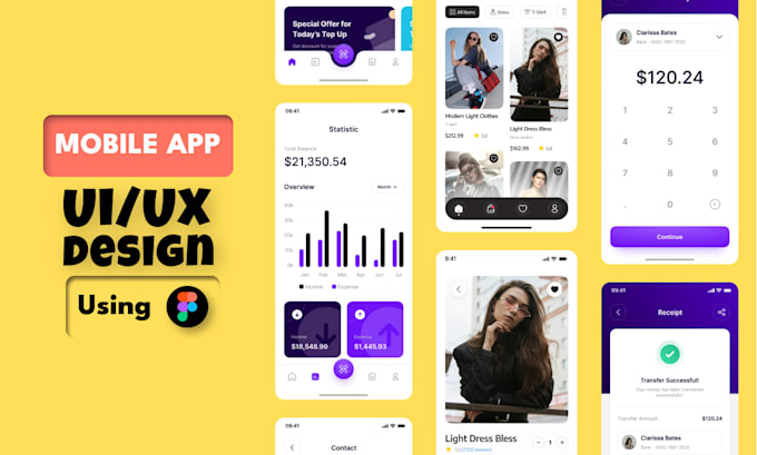 Do figma design, figma website, mobile app using figma, website ui ux ...