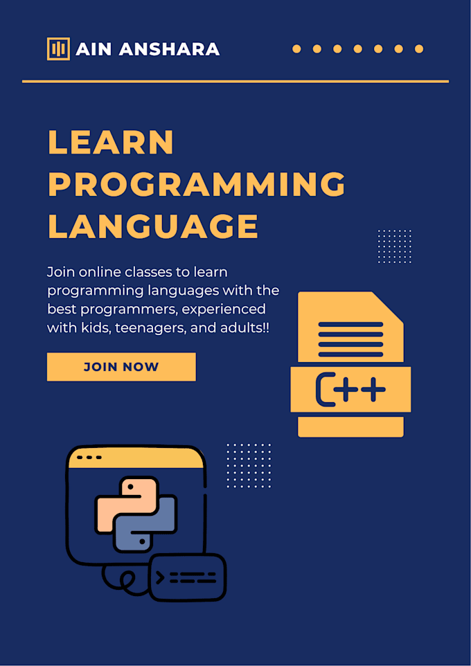 Teach coding and stem, cpp, python, scratch, and tinkercad 3d modeling by Ainanshara06 | Fiverr