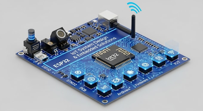 Design iot systems and embedded solutions with esp32, stm32, arduino, and sensor by Vickie_75 ...