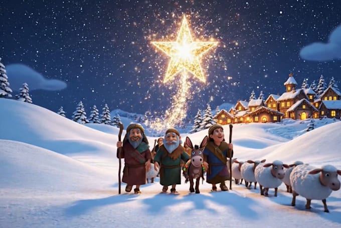 3d christmas story animation,3d christmas short film,4k cartoon ...
