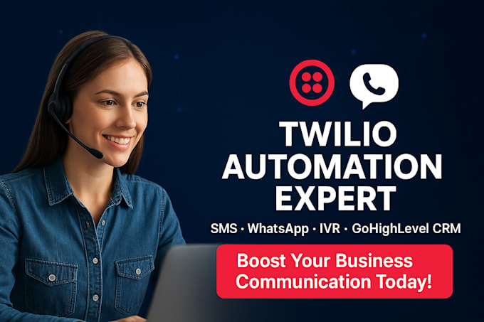 Setup twilio automation for sms, whatsapp, ivr, by Maya_lawsonn | Fiverr