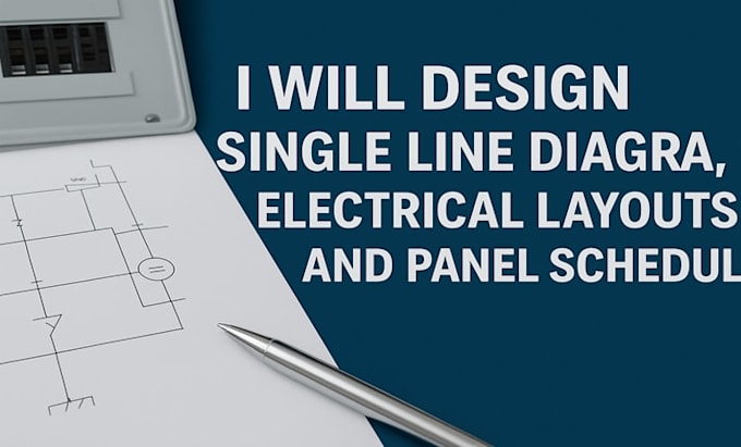 Design single line diagrams electrical layouts panel schedules and any ...