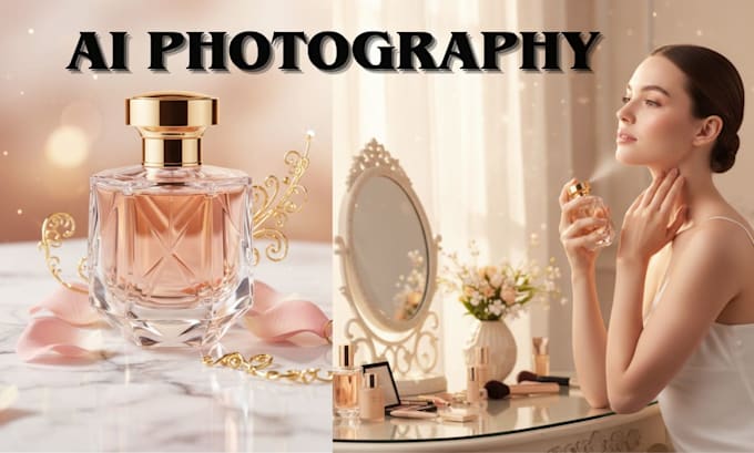 Create ai product photography with ai realistic model by Sandraact | Fiverr