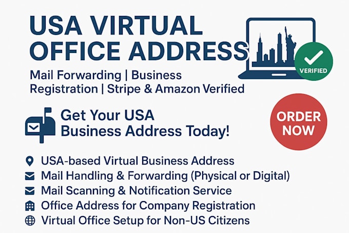 Provide virtual office business address with mail forwarding virtual ...