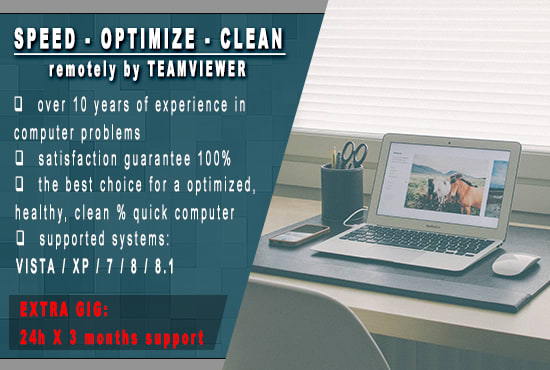 Remove viruses, repair, fix and speed up your computer by Datoneer | Fiverr