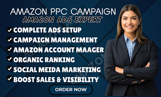 Setup amazon ads campaign amazon ppc camapign amazon fba ads by ...