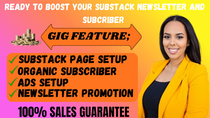 Setup organic substack promotion substack subscribers substack newsletter by Sofileila88 | Fiverr