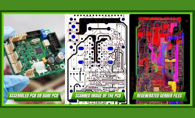 Reverse engineer your pcb design into schematics and gerber files by Timothy_marvv | Fiverr