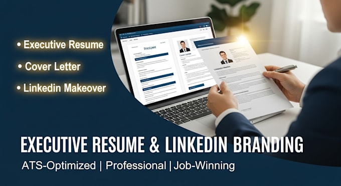Create professional executive resume, cover letter and linkedin makeover by Rehoboth_eunice | Fiverr