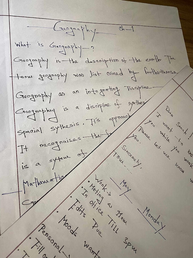 Write anything with my beautiful handwriting by Maishafairuz333 | Fiverr