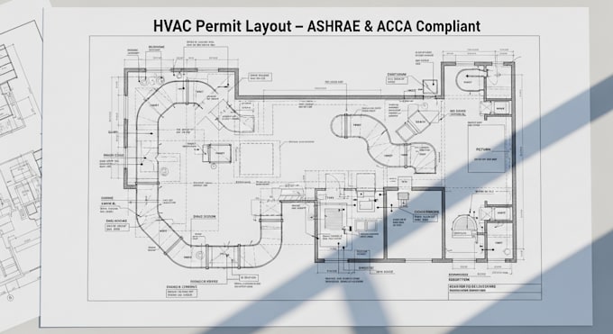 Crear planos de permisos hvac y mep con cumplimiento de códigos ashrae ...