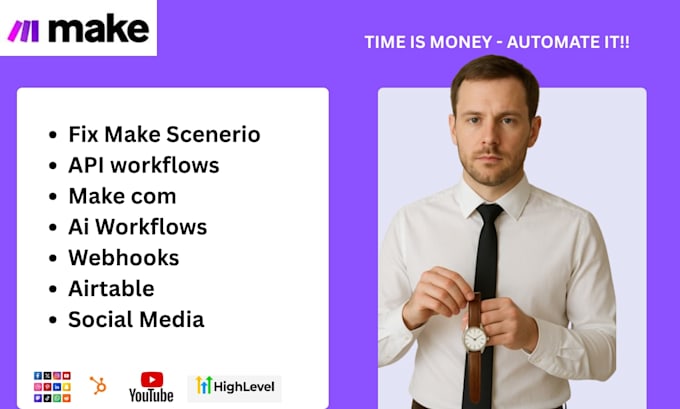 Résoudre la configuration, automatiser make com, créer des ...