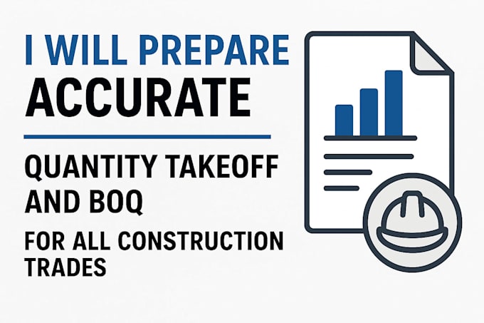 Prepare accurate quantity takeoff and boq for all by Abdul_muizi | Fiverr