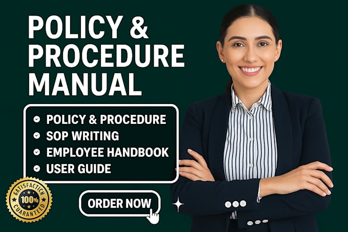 Write policy and procedure manual for home care agency, guide you for ...