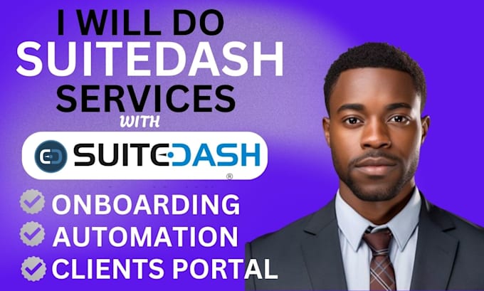 Setup suitedash client portal and on suitedash crm automation as an ...