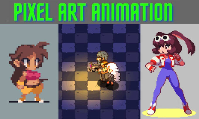 Do 2d pixel game assets, rpg characters, tileset and sprites for your ...
