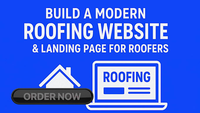 Build a modern roofing website or roofing landing page for roofers by ...