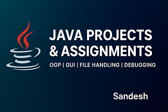 Develop java applications, oop projects, and desktop software ...