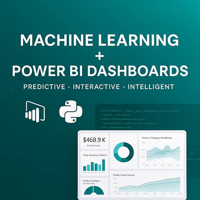 Build machine learning powered dashboards in power bi by Yuganshjindal | Fiverr