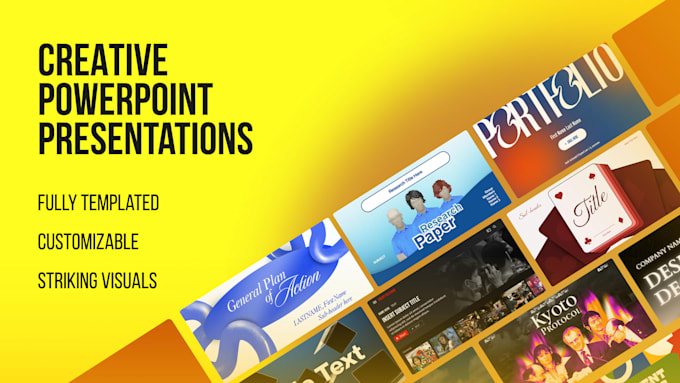 Design striking powerpoint and visuals for you by Brix_r | Fiverr