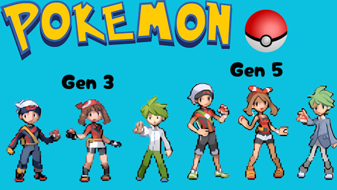 Make pokemon trainer art style dnd overworld trainer sprite danganronpa ...