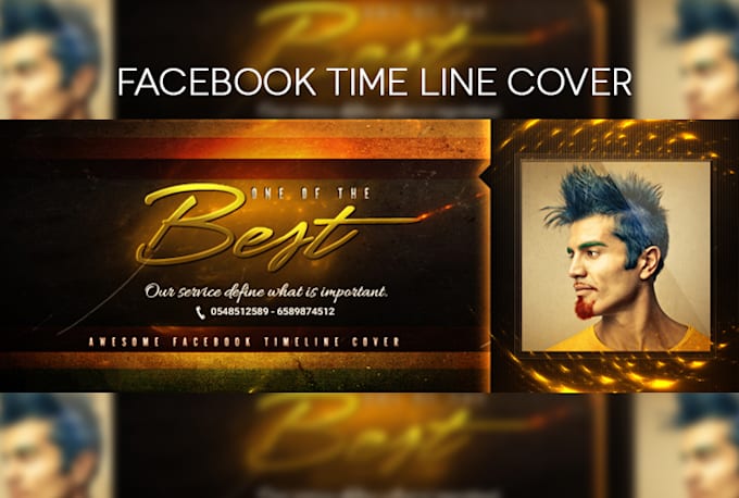 Create a unique professional facebook timeline cover image by ...