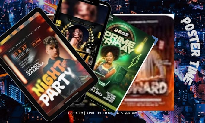 Design modern and visually appealing poster by Qamar_graphics7 | Fiverr
