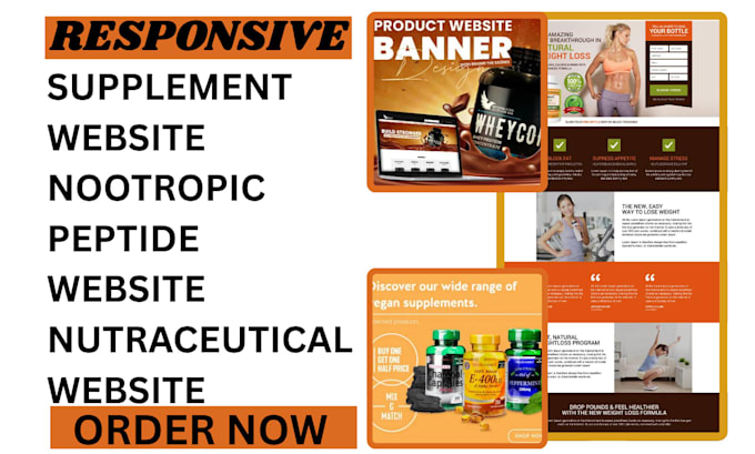Design supplement website nootropic peptide website nutraceutical ...