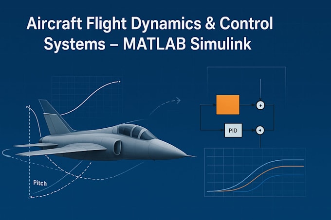 Aircraft flight dynamics modeling and control system, design matlab simulink by Engineer_john17 ...