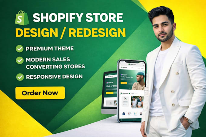 Do shopify store design, redesign shopify store, shopify dropshipping ...