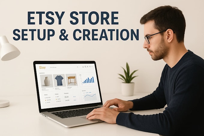 Promote your etsy store, design setup for ecommerce website by ...