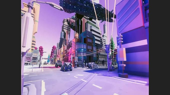 Design stylized low poly maps 3d environment fantasy map roblox game ...