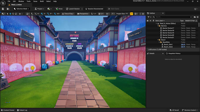 Build a professional high quality fortnite map or game mode in uefn ...