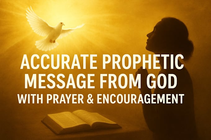 Send you an accurate prophetic message from god with prayer and ...