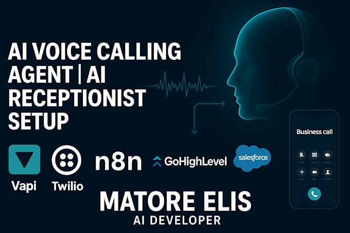 Setup ai receptionist vapi ai voice calling agent n8n twilo gohighlevel ...