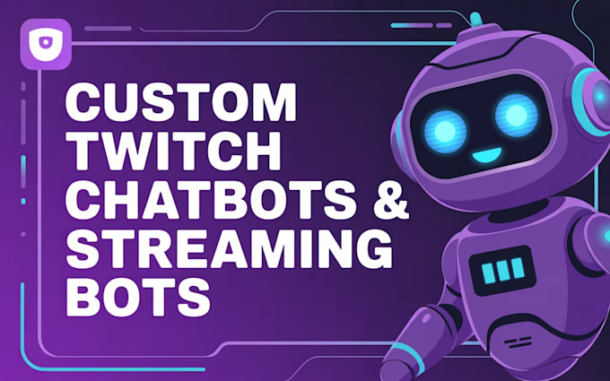 Build custom chatbots and livestreaming bots for twitch by Jake_alexandra | Fiverr