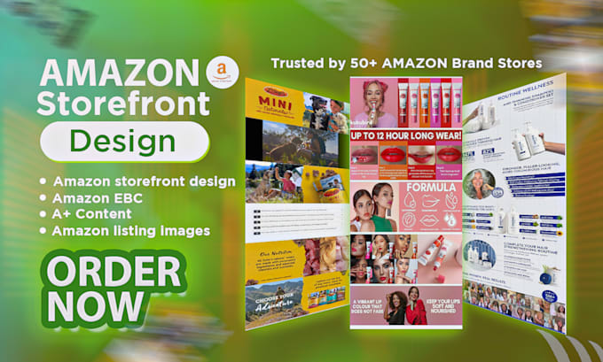 Build amazon storefront, redesign storefront for brand store promotion ...