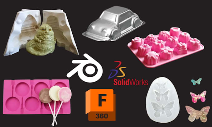 Design 3d silicone mold plastic injection mold slip cast resin mold for ...