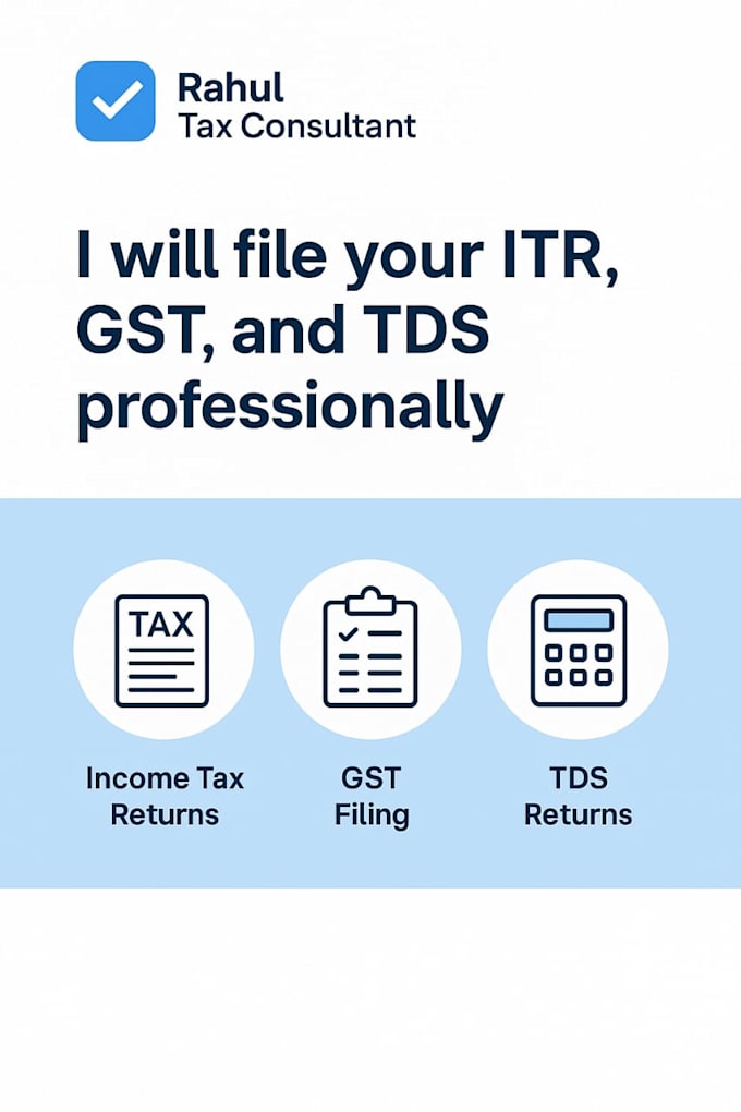 Enviar sua declaração de imposto de renda, declarações de gst e tds de ...
