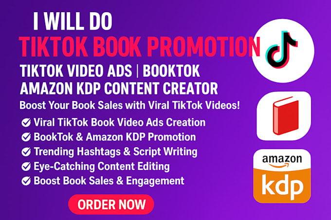 Do tik tok booktok promotion tik tok video ads amazon kdp content ...
