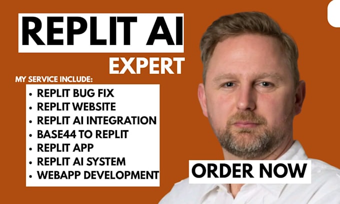 Build replit app, replit ai, replit debugging, lovable ai, base44 web app by Robert_beryl08 | Fiverr