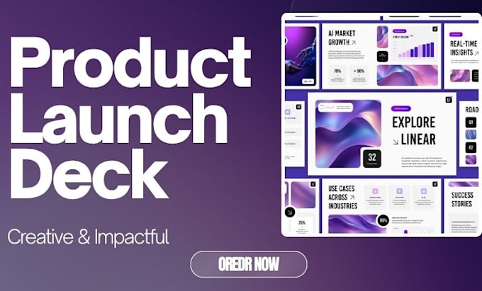Design a stunning product launch pitch deck presentation by ...