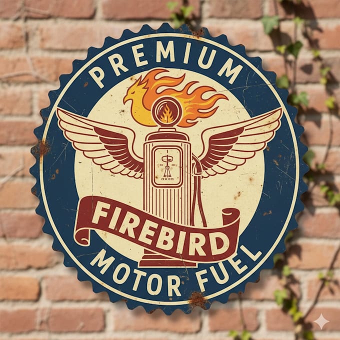 Design a classic vintage gas logo for your brand by Zachary_macleod ...