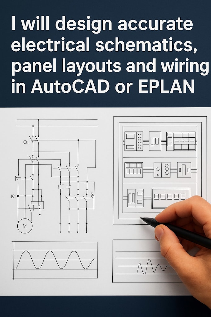 Design accurate electrical schematic layouts and panel wiring diagram ...