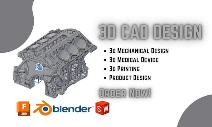 Fusion 360 solidwork cad drawing cad design medical device model cnc ...