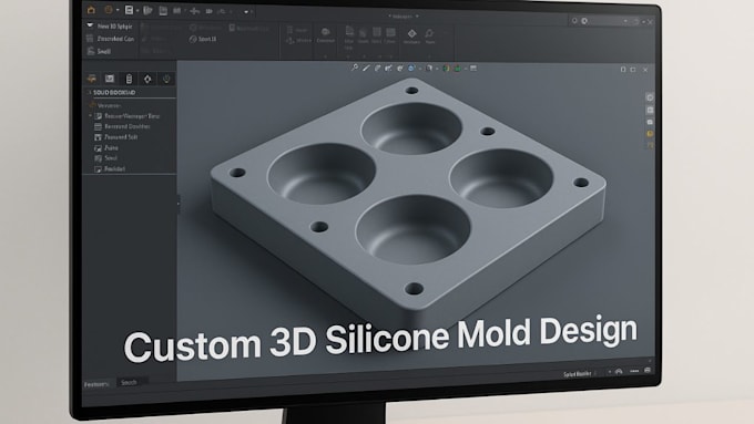Design silicone 3d mold, injection mold for 3d printing, prototyping ...